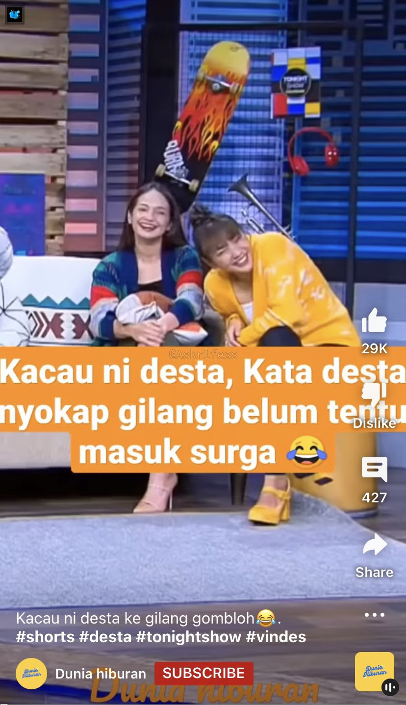 Askrlfess on Twitter: "Menurut kalian jokesnya keterlaluan gak? Jd ...