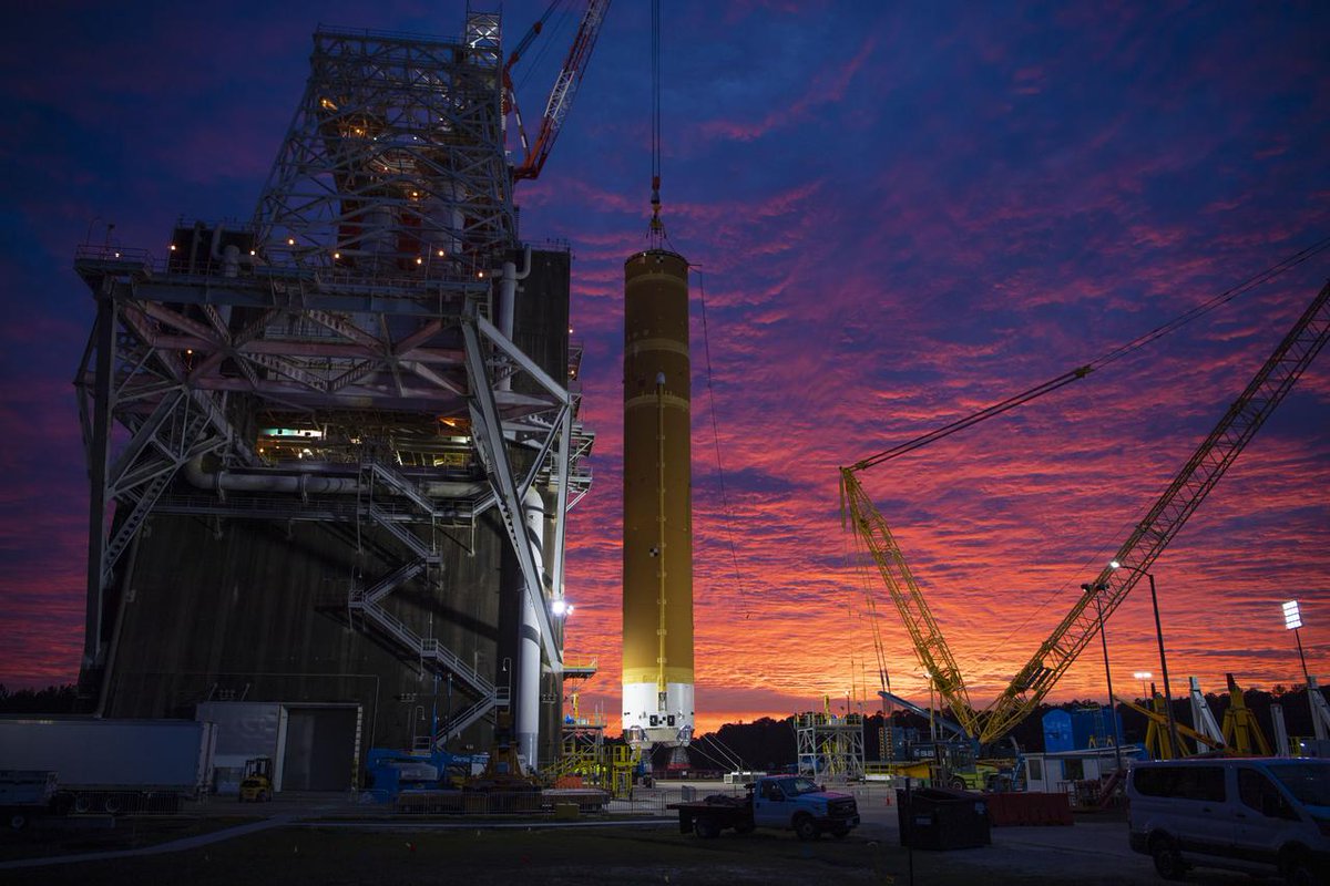 #TBT On Jan. 21-22, 2020, crews at Stennis lifted and installed the ...
