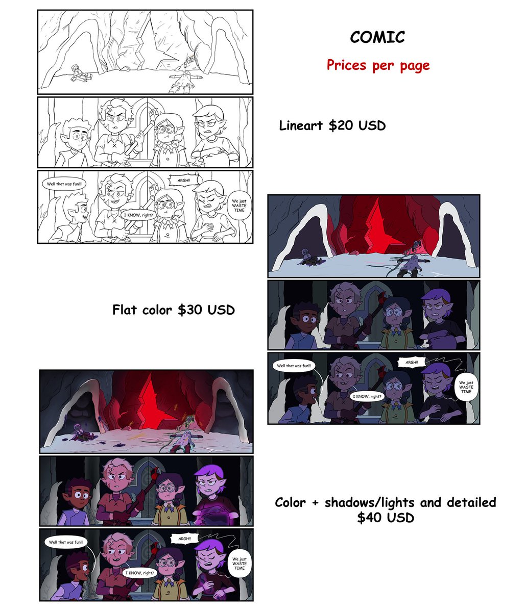 「Commissions open!!! UwU My first time doing commissions. Sha」F2002 🇲🇽の漫画