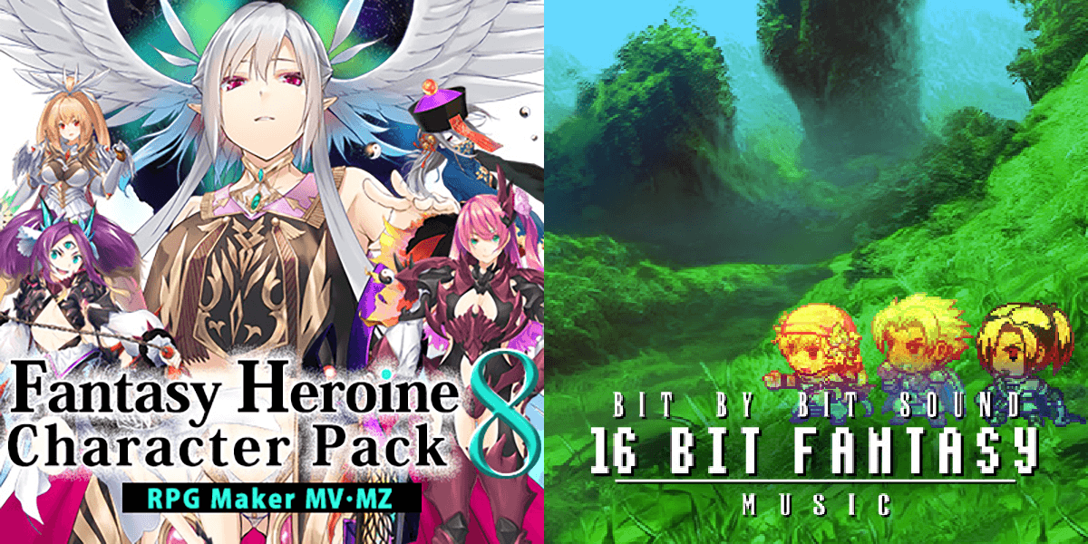 RPGMakerWeb on Twitter: "New heroines for your game! New 16 bit style music! Check out the ...