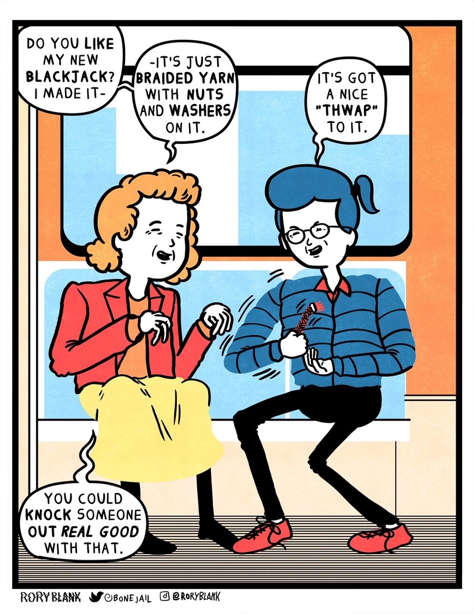 「Arts and Crafts (overheard on a train) 」|Rory Blankの漫画