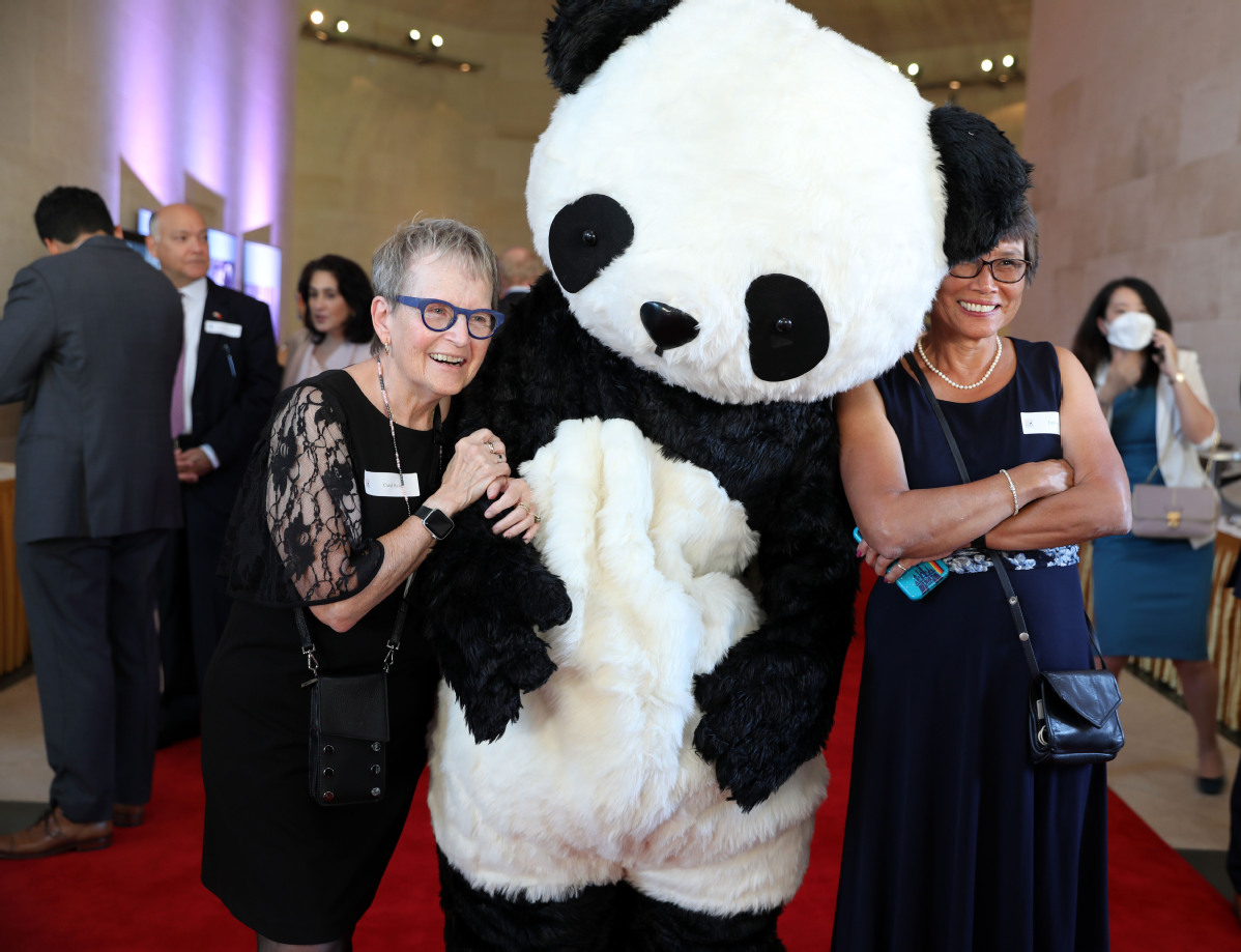 To mark the 50th anniversary of the arrival of giant pandas to # ...