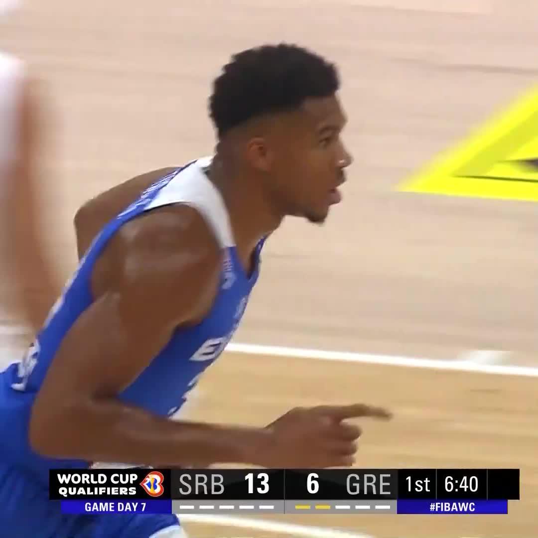 ClutchPoints on Twitter: "Giannis and the Antetokoumpo bros put on a dunk show in the first ...