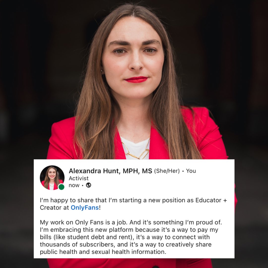 TW Pornstars - Alexandra M. Hunt. Twitter. OnlyFans is a job - my job ...