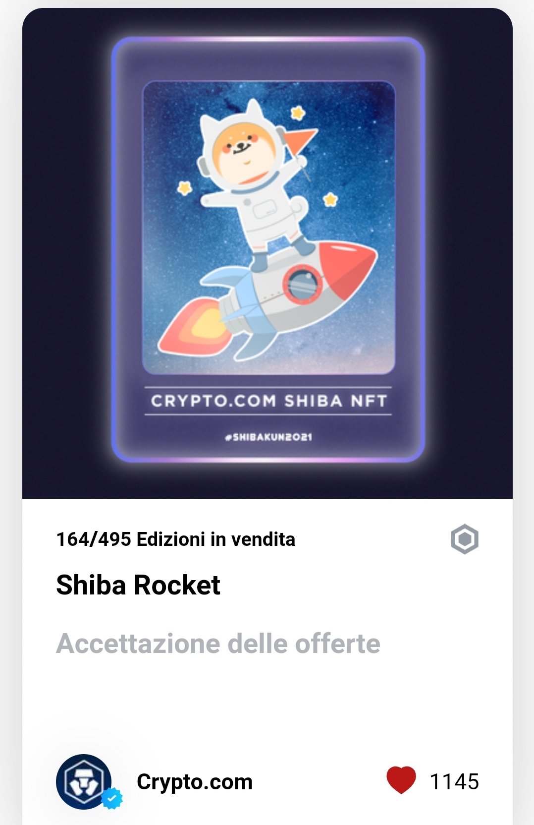 Criptovaluta.it on Twitter: "💥💥💥 Vinci 1 #NFT $SHIB 🐶 💥💥💥 4 semplici passaggi: Seguici Metti il ...