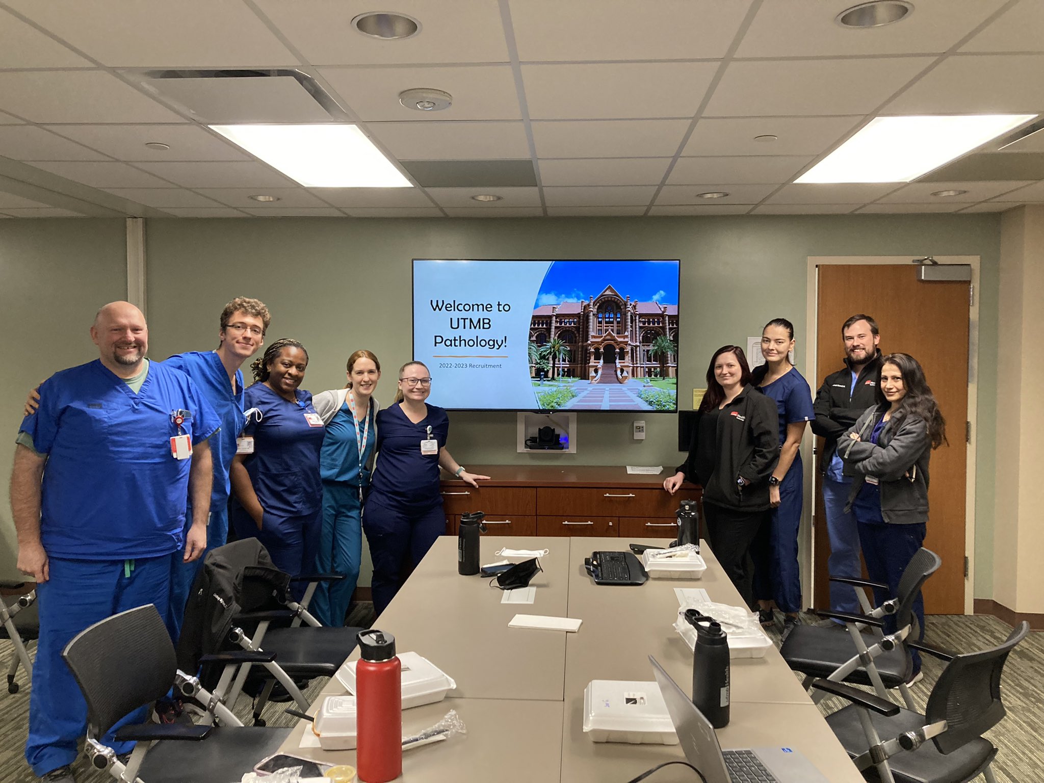 UTMB Pathology on Twitter: "Gathering together for our Virtual Open House! Great turn out from ...