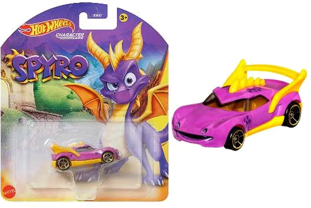 「A Crash & Spyro Hot Wheels collaboration」|FierceTheBanditのイラスト