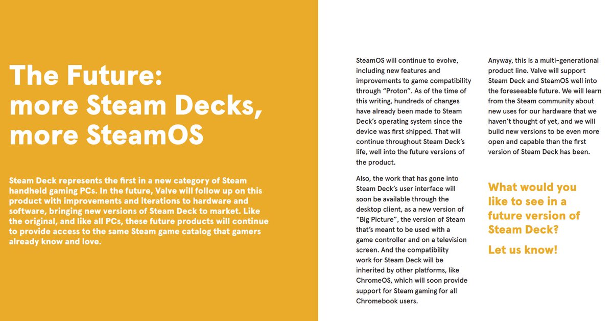 Valve: “Soon, the Steam Deck user interface will be available … in VR.” : r/virtualreality