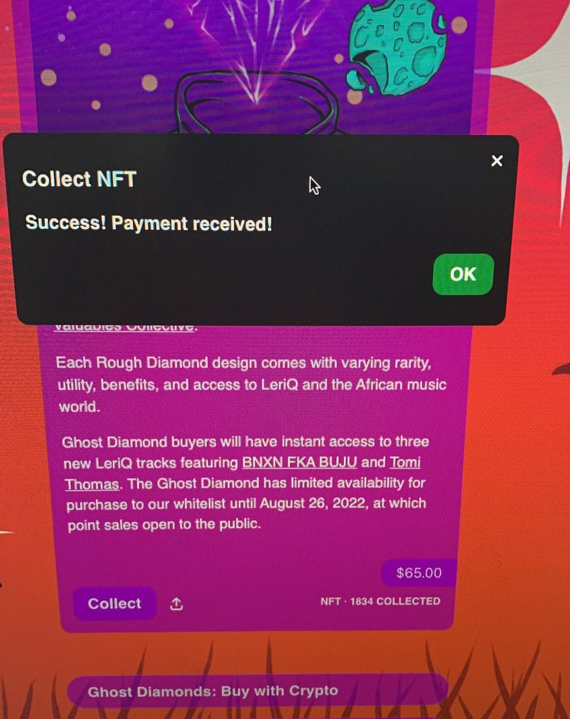 leriQ on Twitter: "ROUGH DIAMOND NFT MINT IS NOW LIVE !!! 🚀🚀 https://t.co/8mRpy6HolW" / Twitter