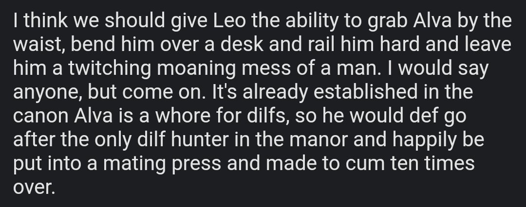 IDV NSFW Confessions on Twitter: "> Leo + Alva https://t.co/mbQrOrt4qT" / Twitter
