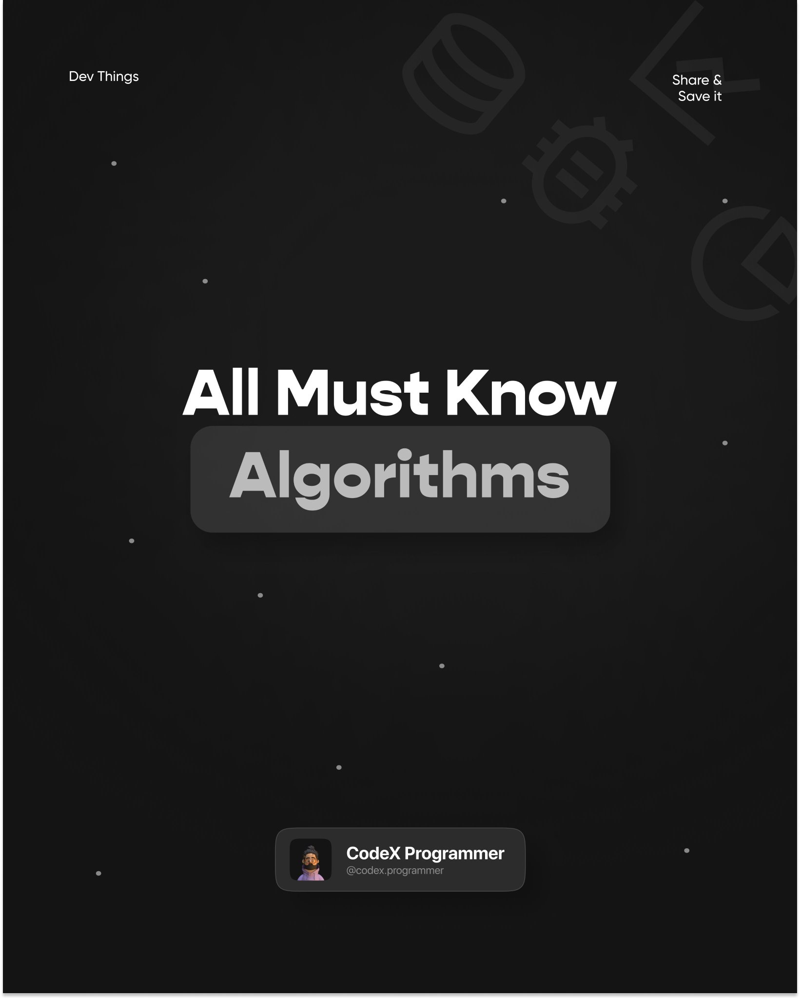 Codex Programmer On Twitter All Algorithms Must Know Programmers Must Know These Algorithms