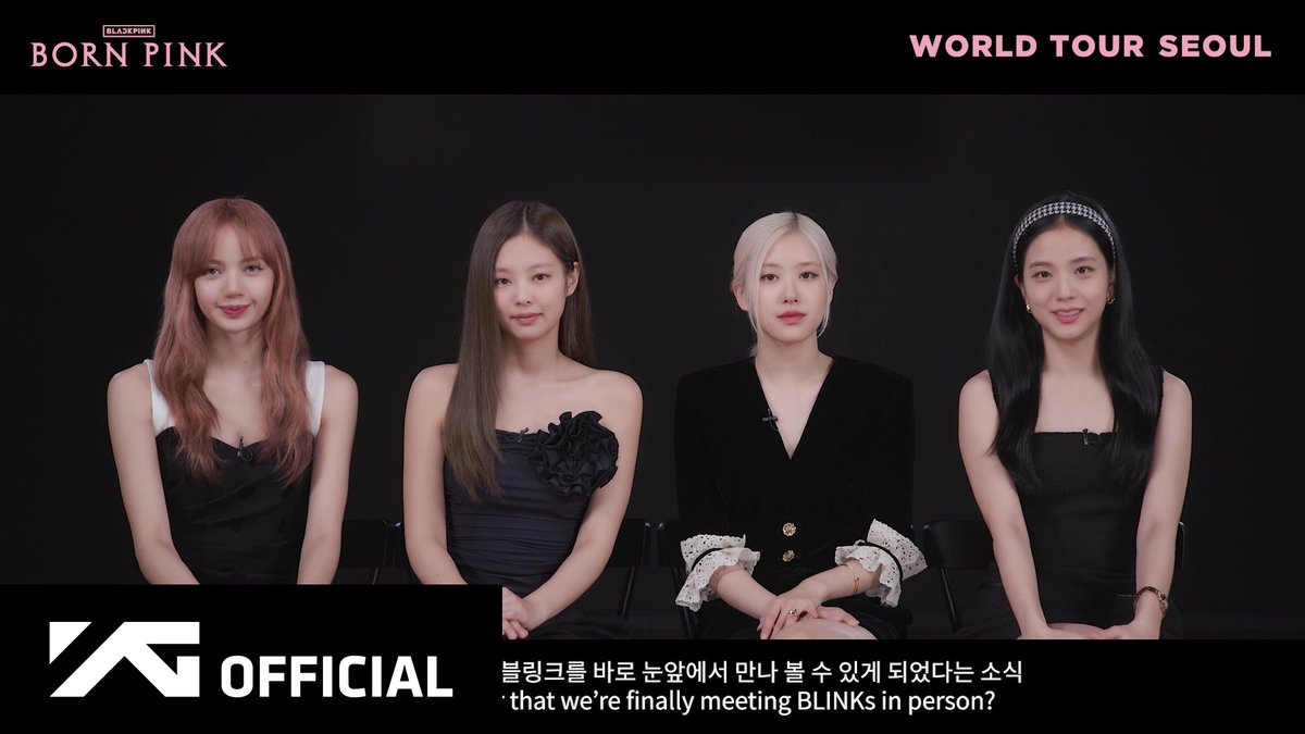 BLACKPINK‏ PERÚ on Twitter: "RT @BLACKPINK: #BLACKPINK WORLD TOUR [BORN PINK] SEOUL MESSAGE ...