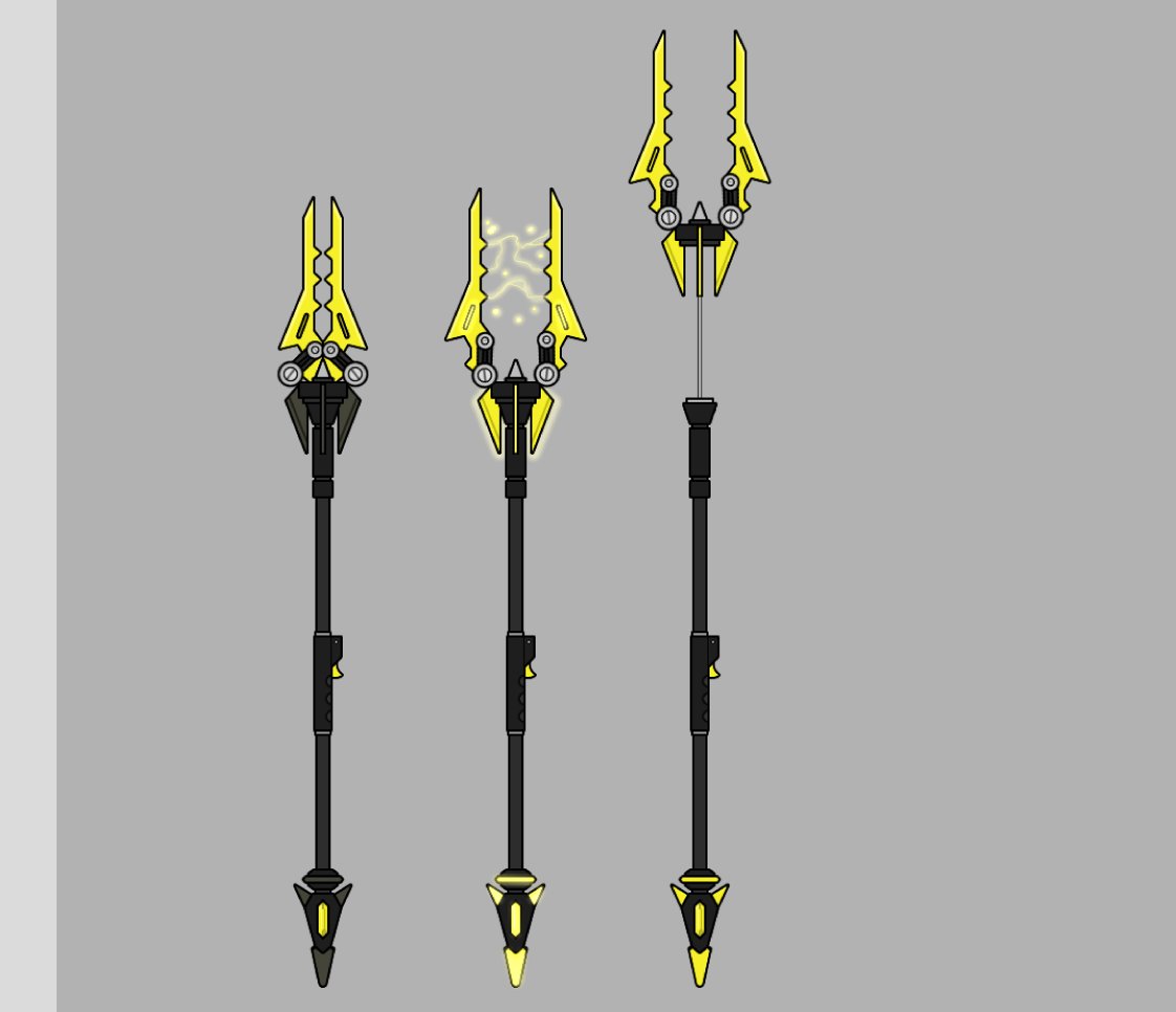 Commission for: @wisdominbloom - Original Weapon (Spear/Bident ...