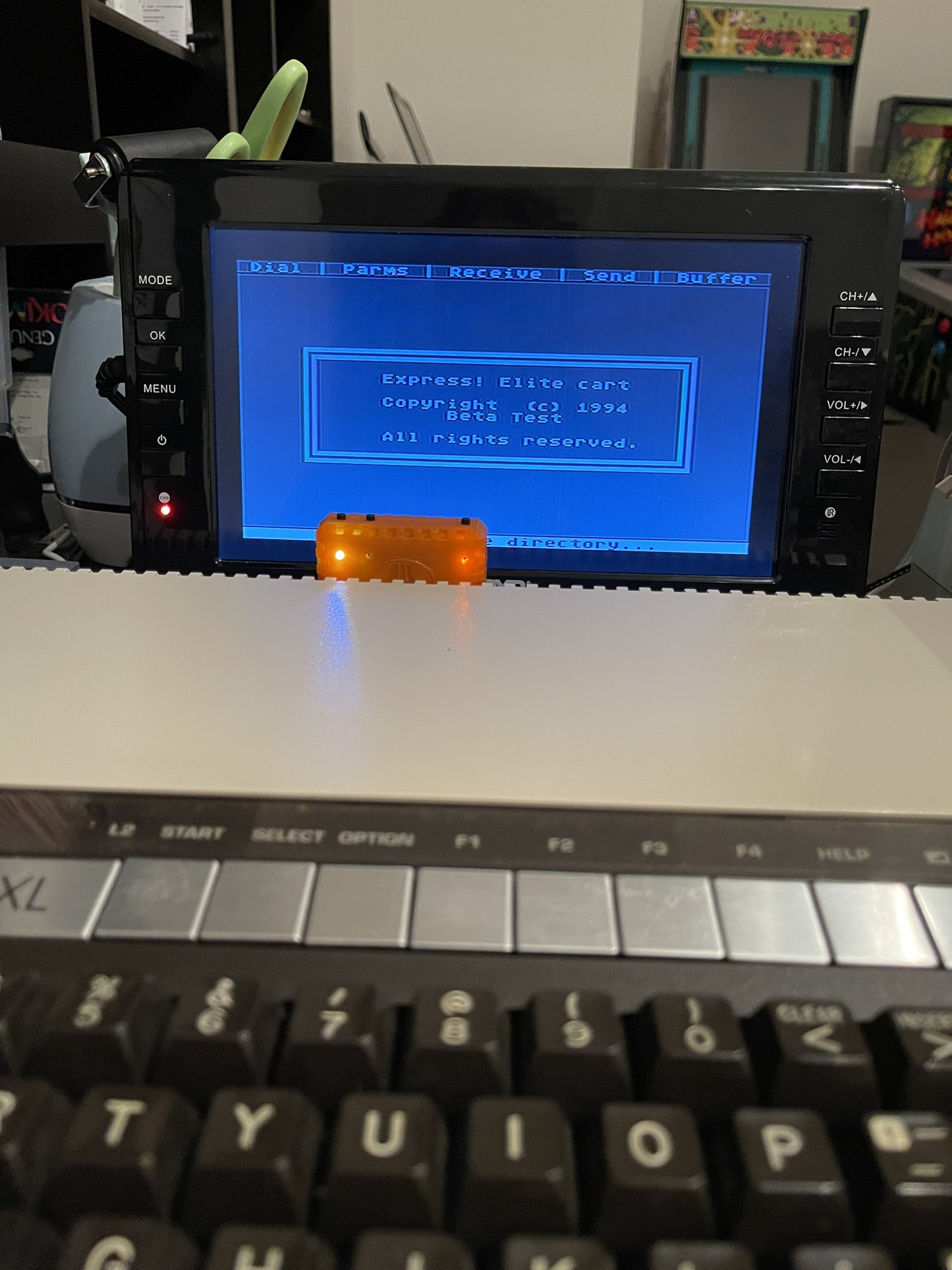 Atari BBS on Twitter: "Works perfectly with the #fujinet 9600 baud and no character loss. https ...
