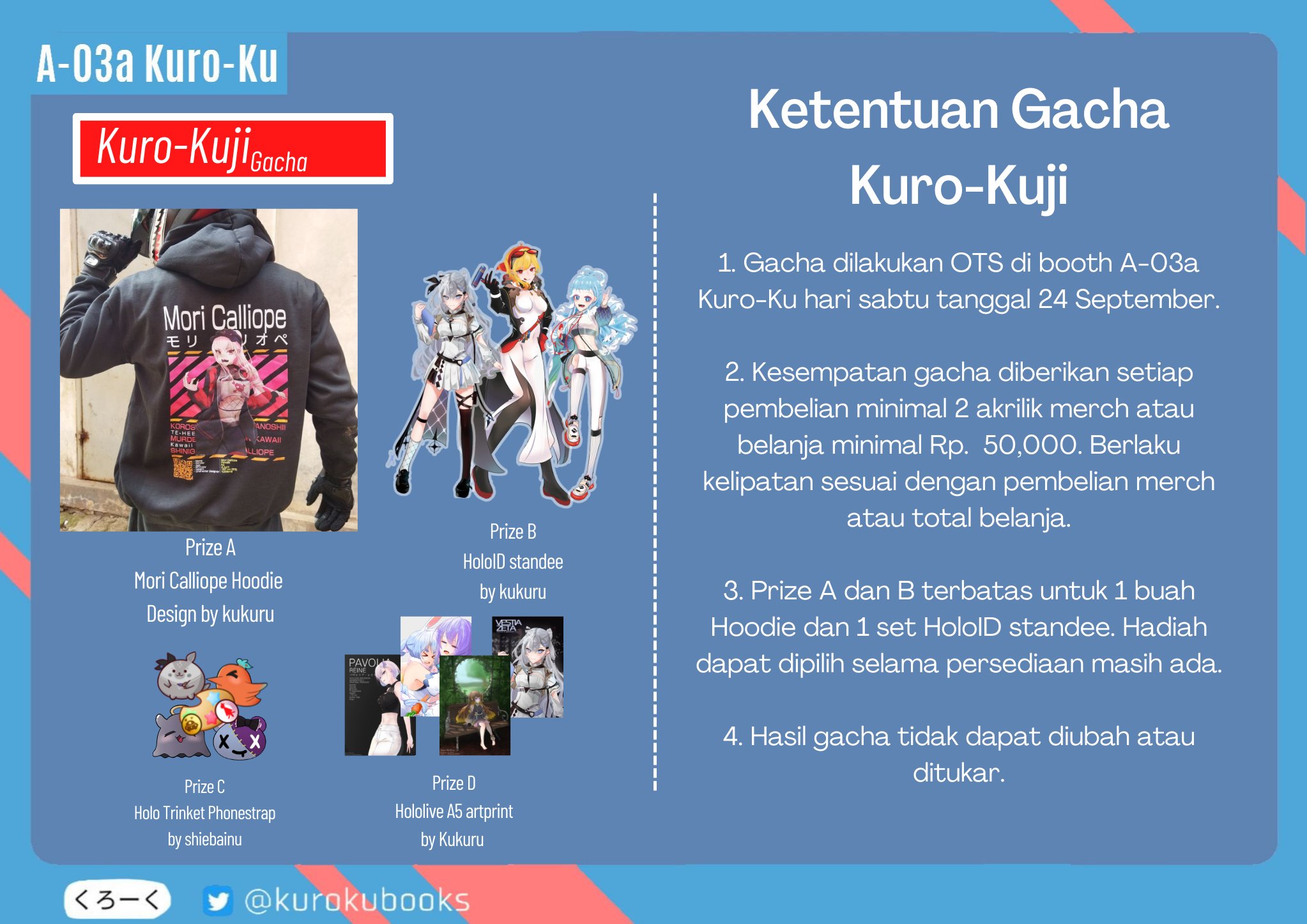 Kuro-Ku | CF15 A-03a Saturday on Twitter: "Kuro-Kuji is here! Untuk kalian yang belanja dan ...