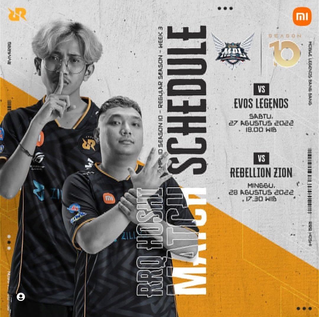 Team RRQ on Twitter: "Hari ini kita libur dulu guys. Besok ada El Clasico lawan EVOS Legends (yg ...
