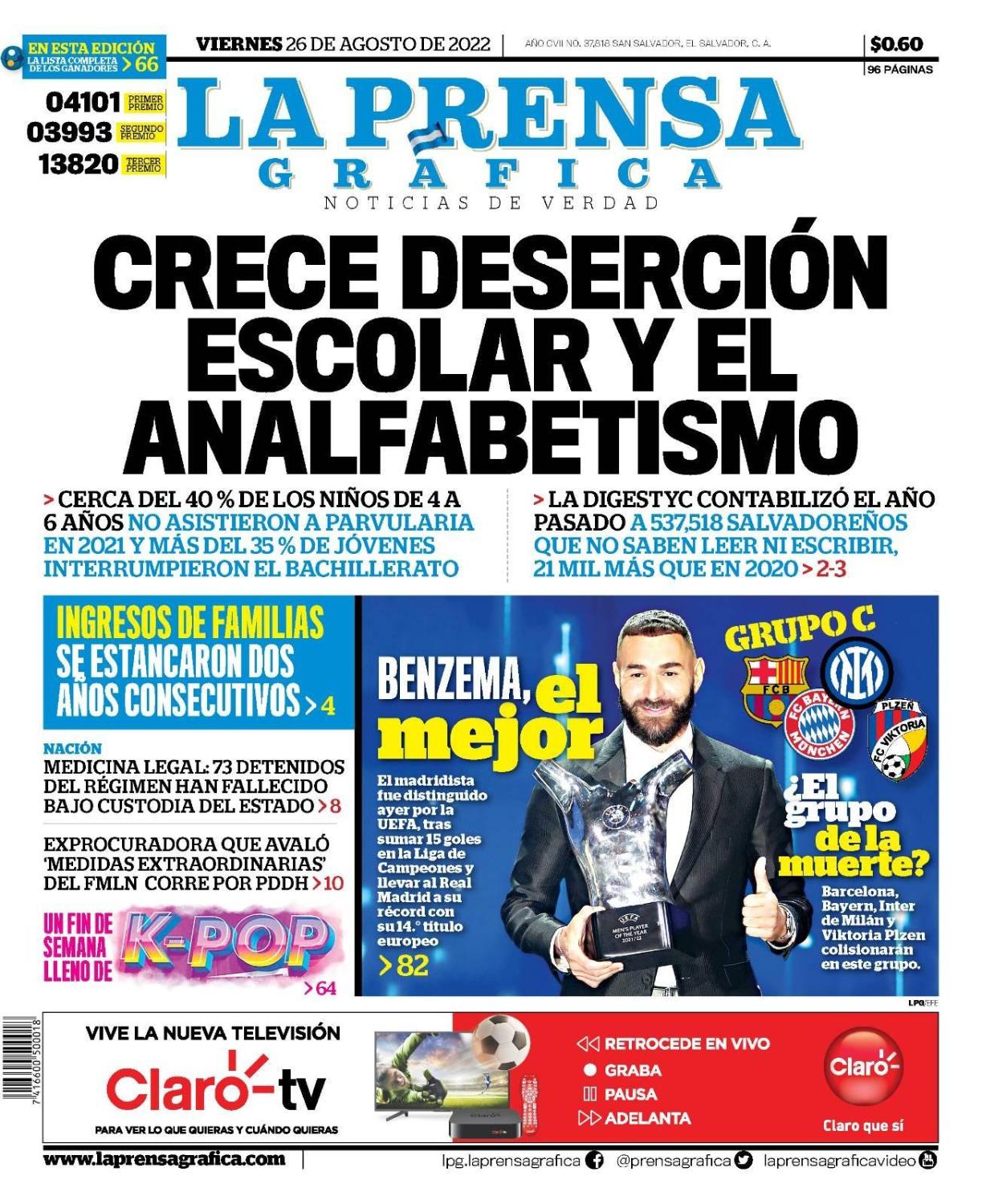 La Prensa Gráfica On Twitter Compartimos La Portadalpg Para La