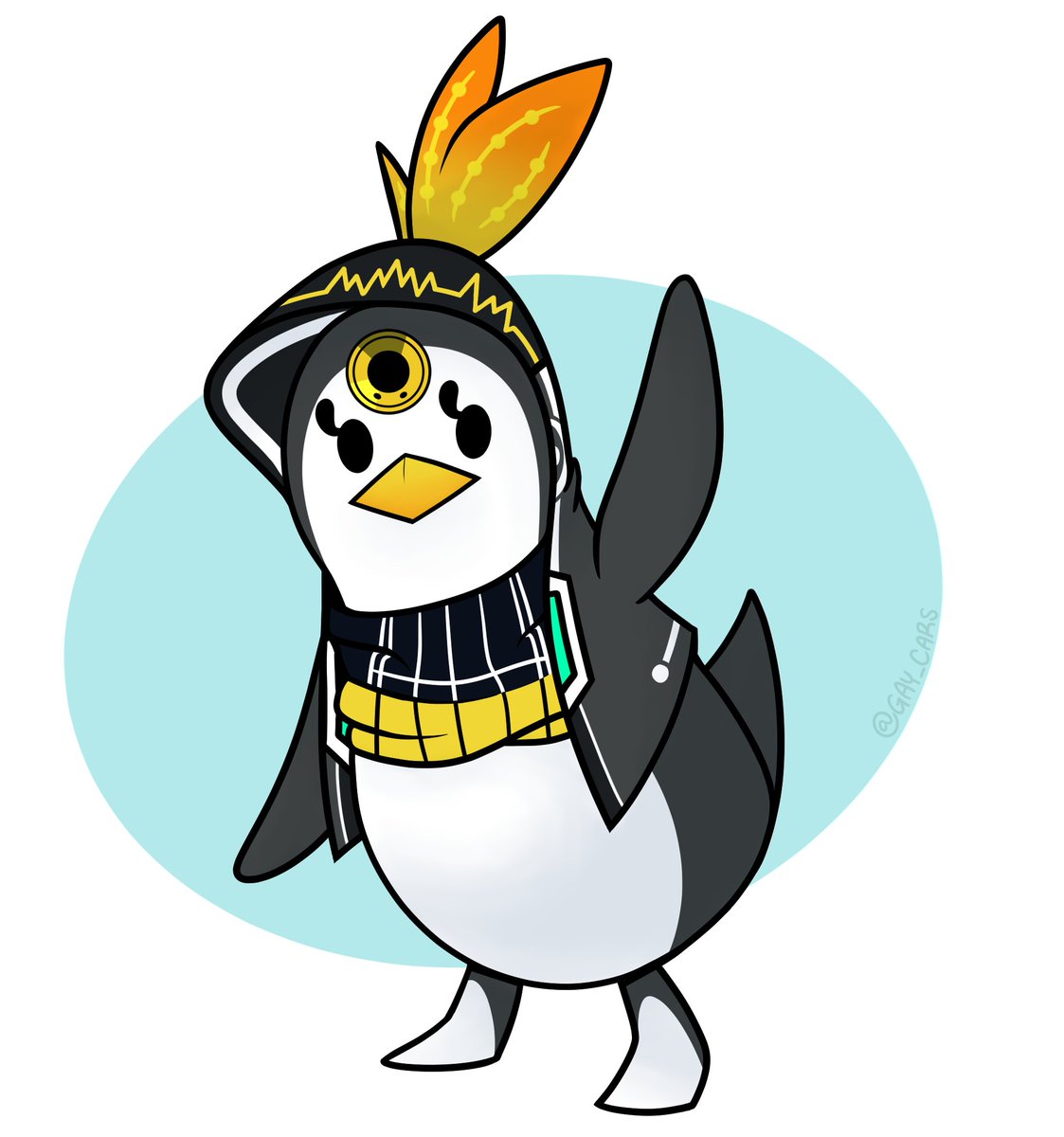 「chuni penguin is the character ever 」|Roller Carson 🎢のイラスト