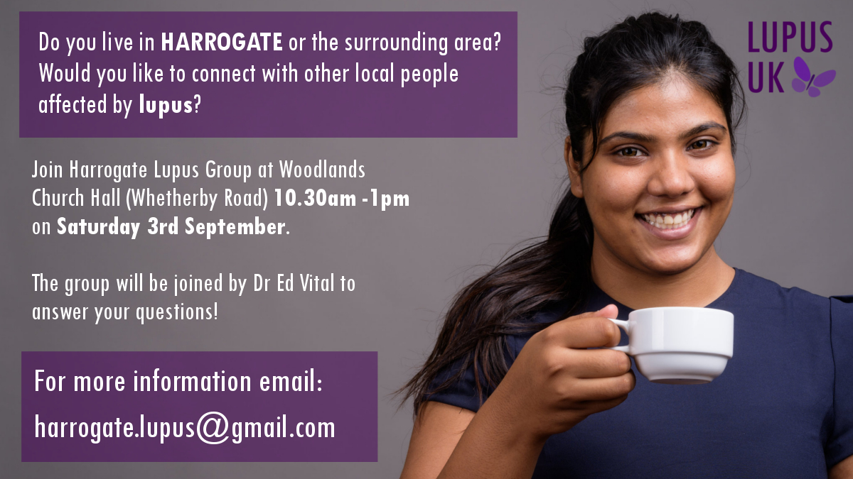 LUPUSUK 💙 on Twitter: "Join our Harrogate #Lupus Support Group from 10.30am on Saturday 3rd ...