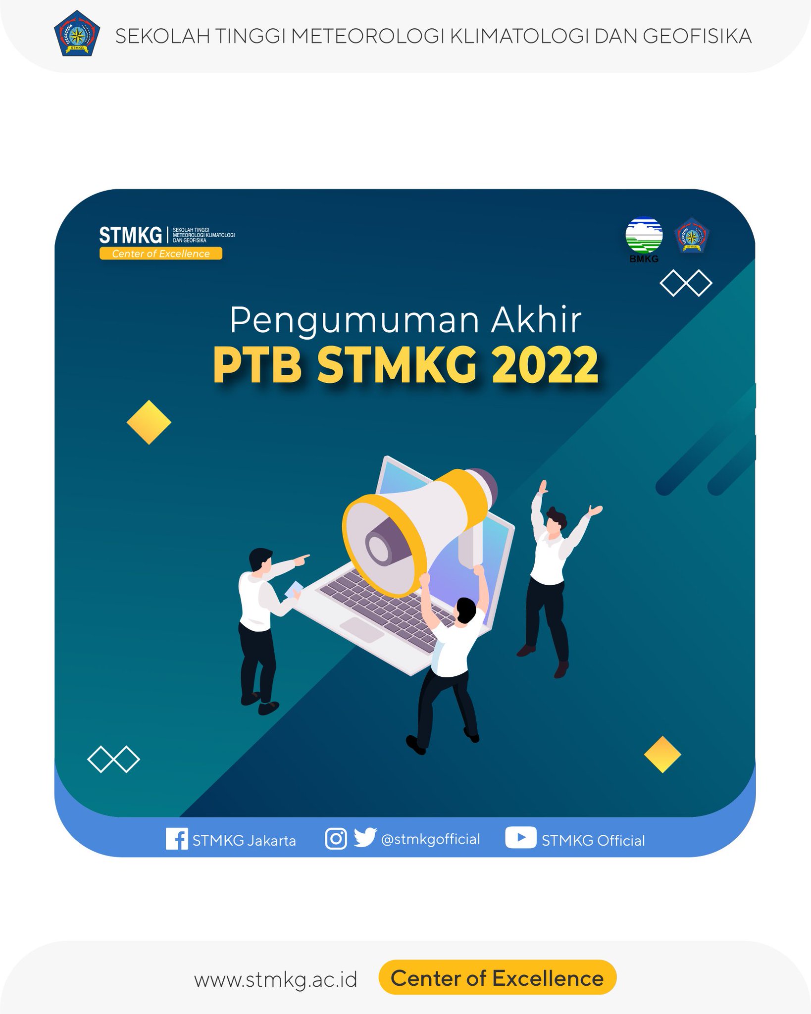 STMKG on Twitter: "[PENGUMUMAN FINAL PTB STMKG 2022] Selesai sudah ragam rangkaian seleksi PTB ...