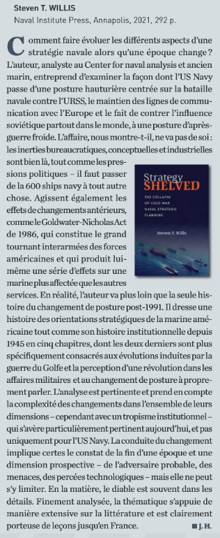 Défense & Sécurité Internationale on Twitter: "#LectureStrat Steven T. Willis, Strategy shelved ...