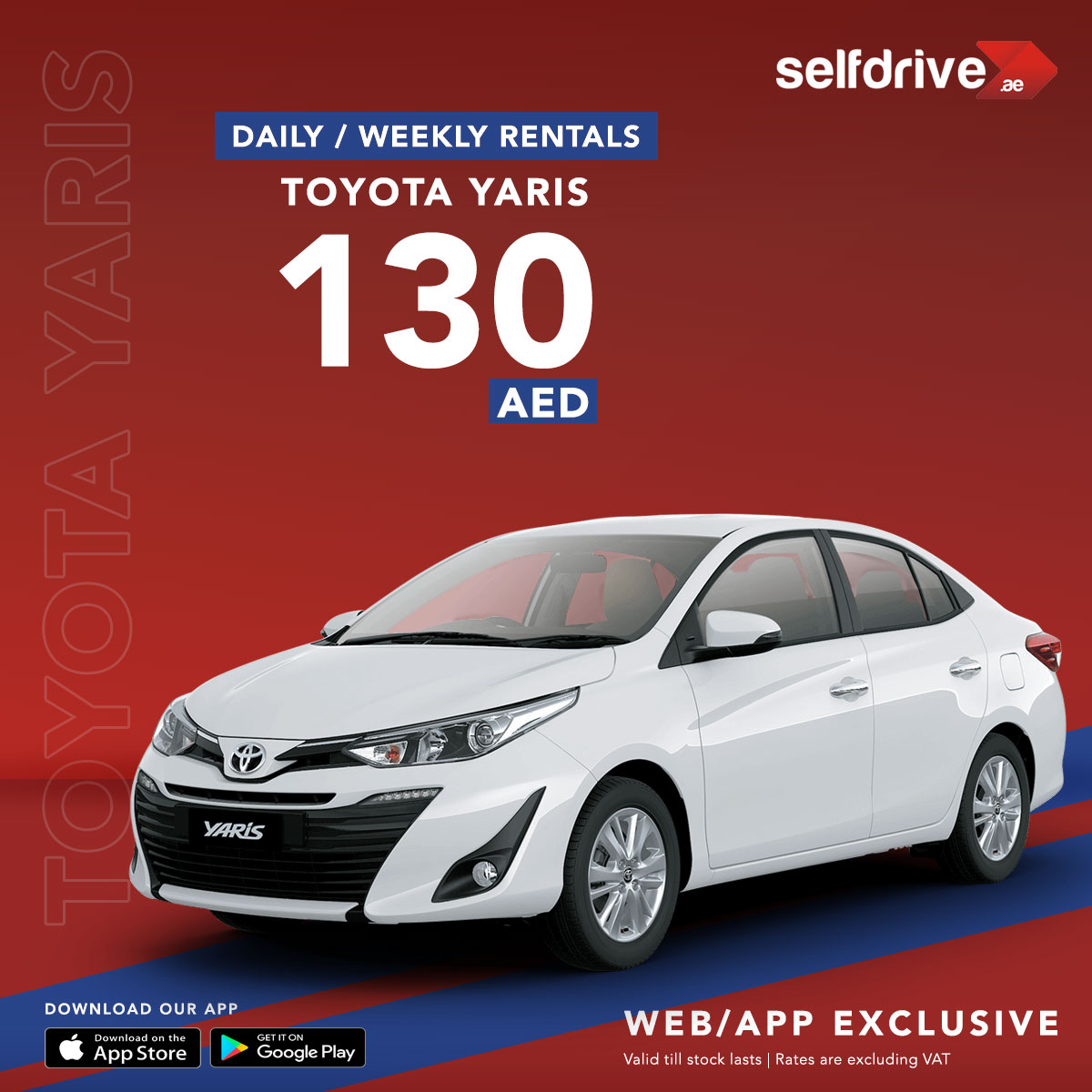 Selfdrive Ae On Twitter Rent The Most Stylish Sedan Toyota Yaris Now