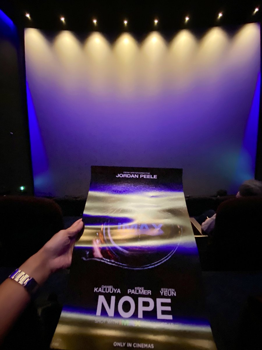papiko on Twitter: "『NOPE/ノープ』 完全なるIMAXレーザーGT案件。絵の奥行き、空間の広さ、物体の大きさ、見上げる意味。50分の1.43:1シーンは全てそれらを体感 ...