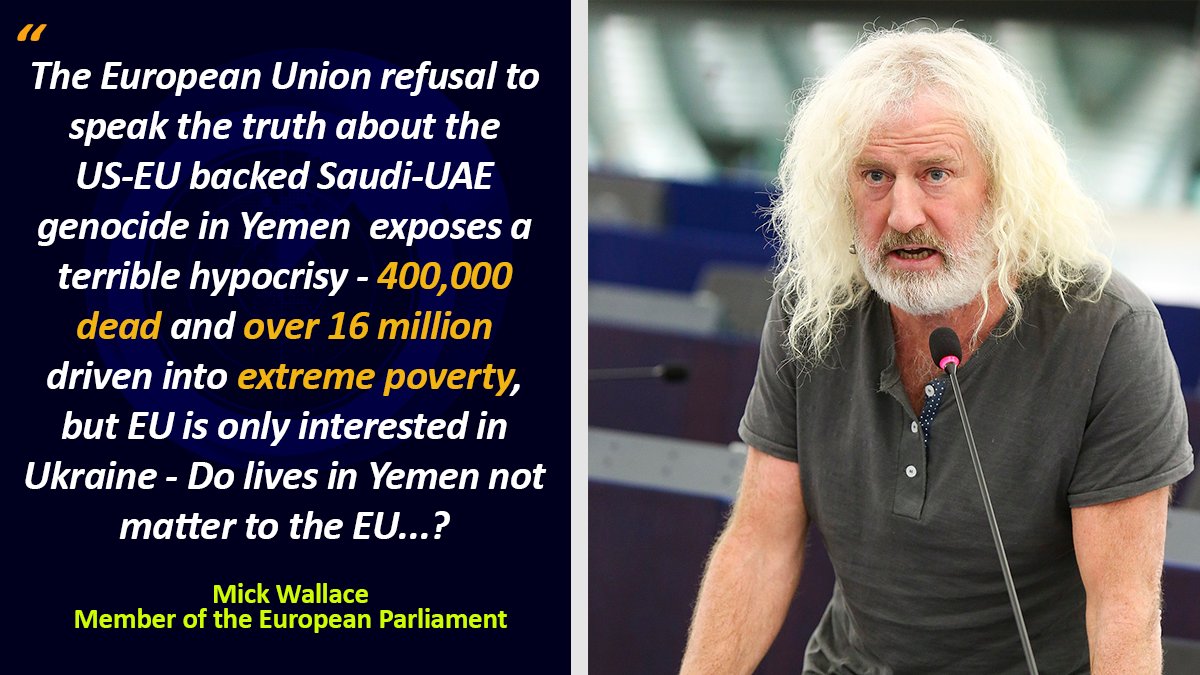 Press TV on Twitter: "Member of the European Parliament Mick Wallace condemns the EU's hypocrisy ...