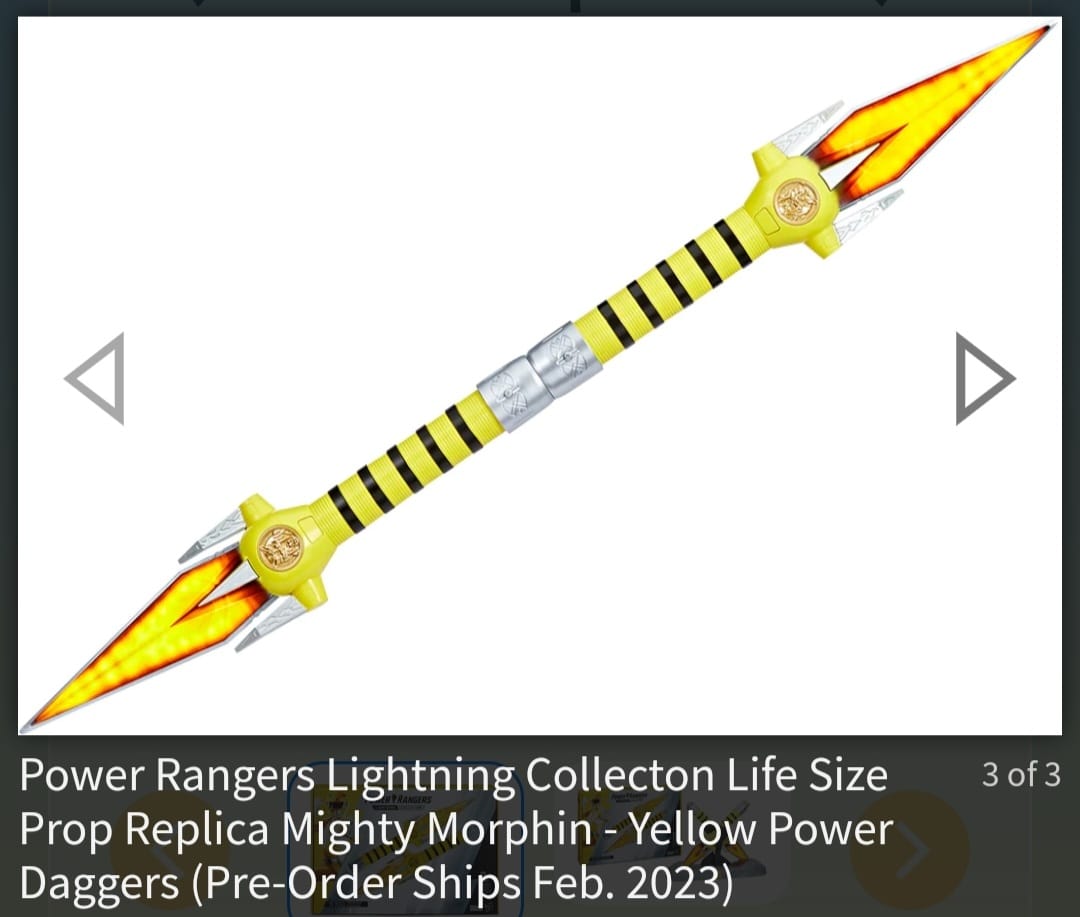 LC MMPR Power Daggers Leaked Via @RangerBoard : r/LightningCollection