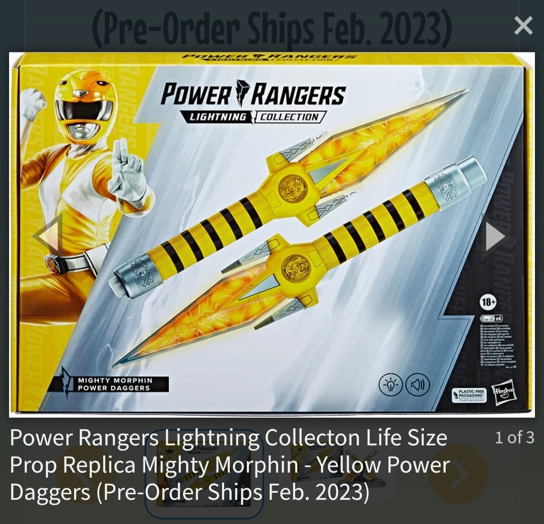 LC MMPR Power Daggers Leaked Via @RangerBoard : r/LightningCollection