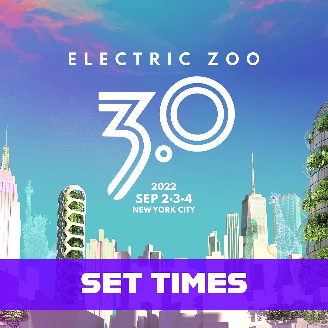 Electric Zoo 2022 Set Times