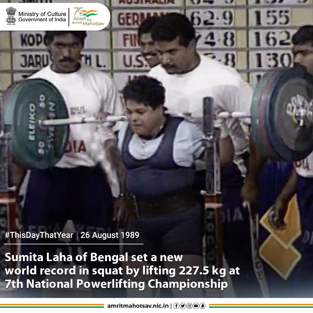 India in Panama on Twitter: "RT @AmritMahotsav: On this day in 1989, Sumita Laha of Bengal ...