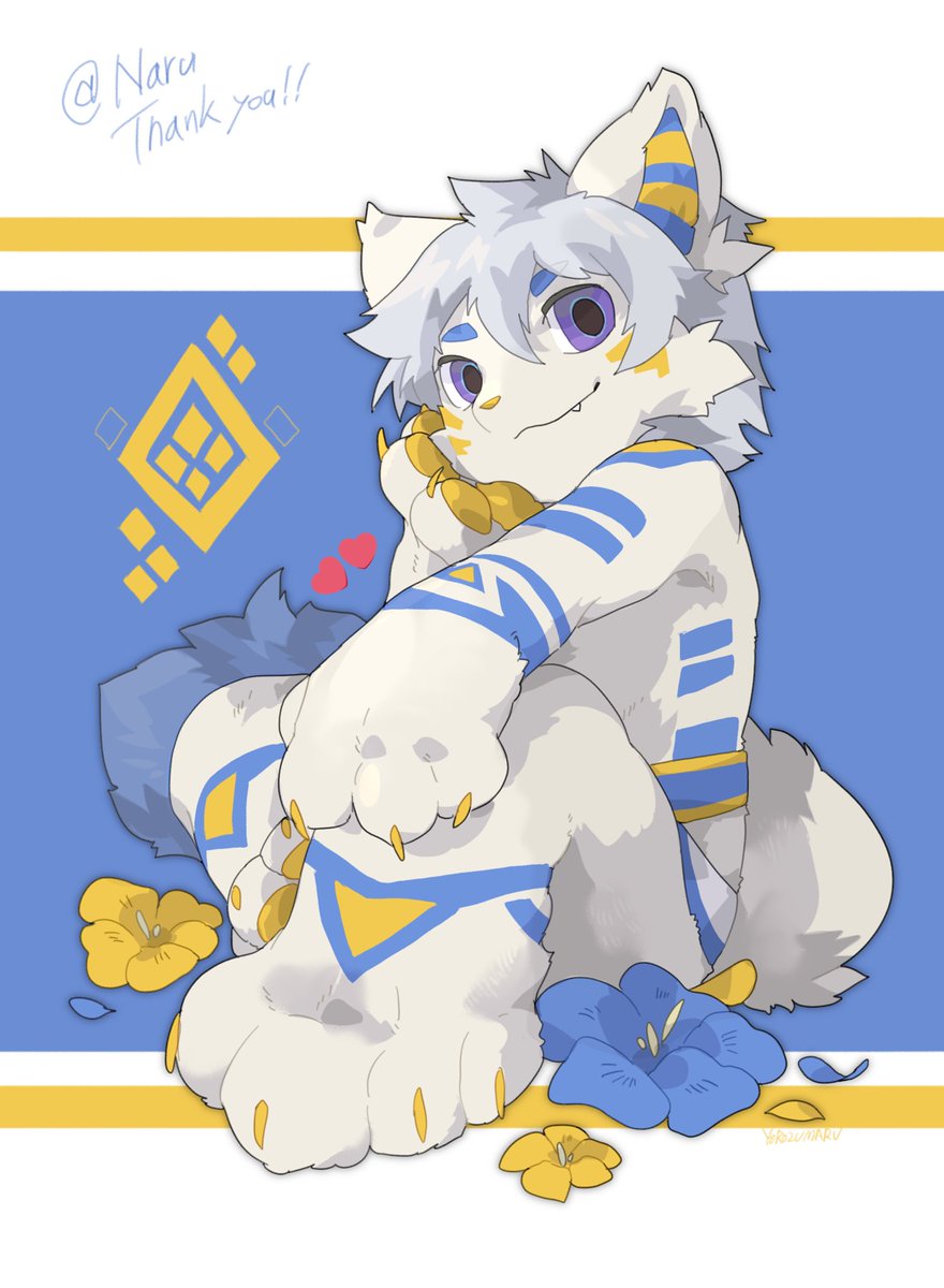 「Skeb Thank you!💙💛 」| ️YOROZUMARU💙のイラスト