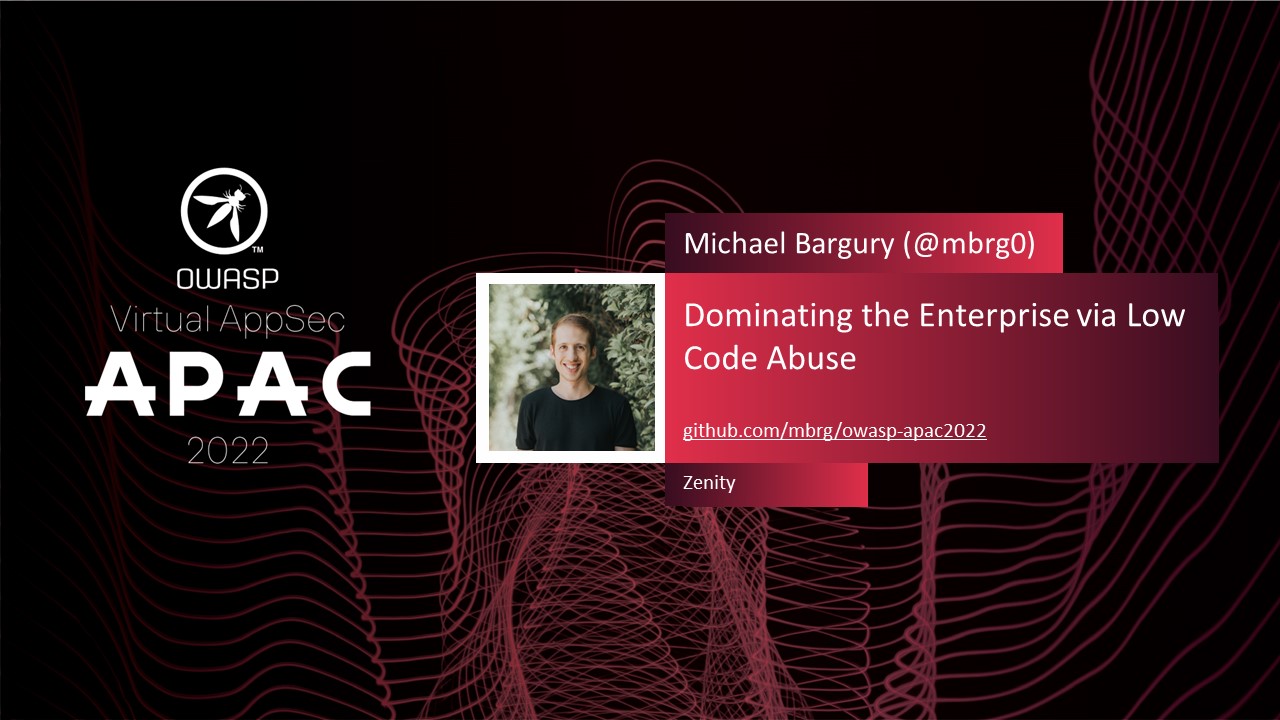 Michael Bargury (@mbrg0) / Twitter