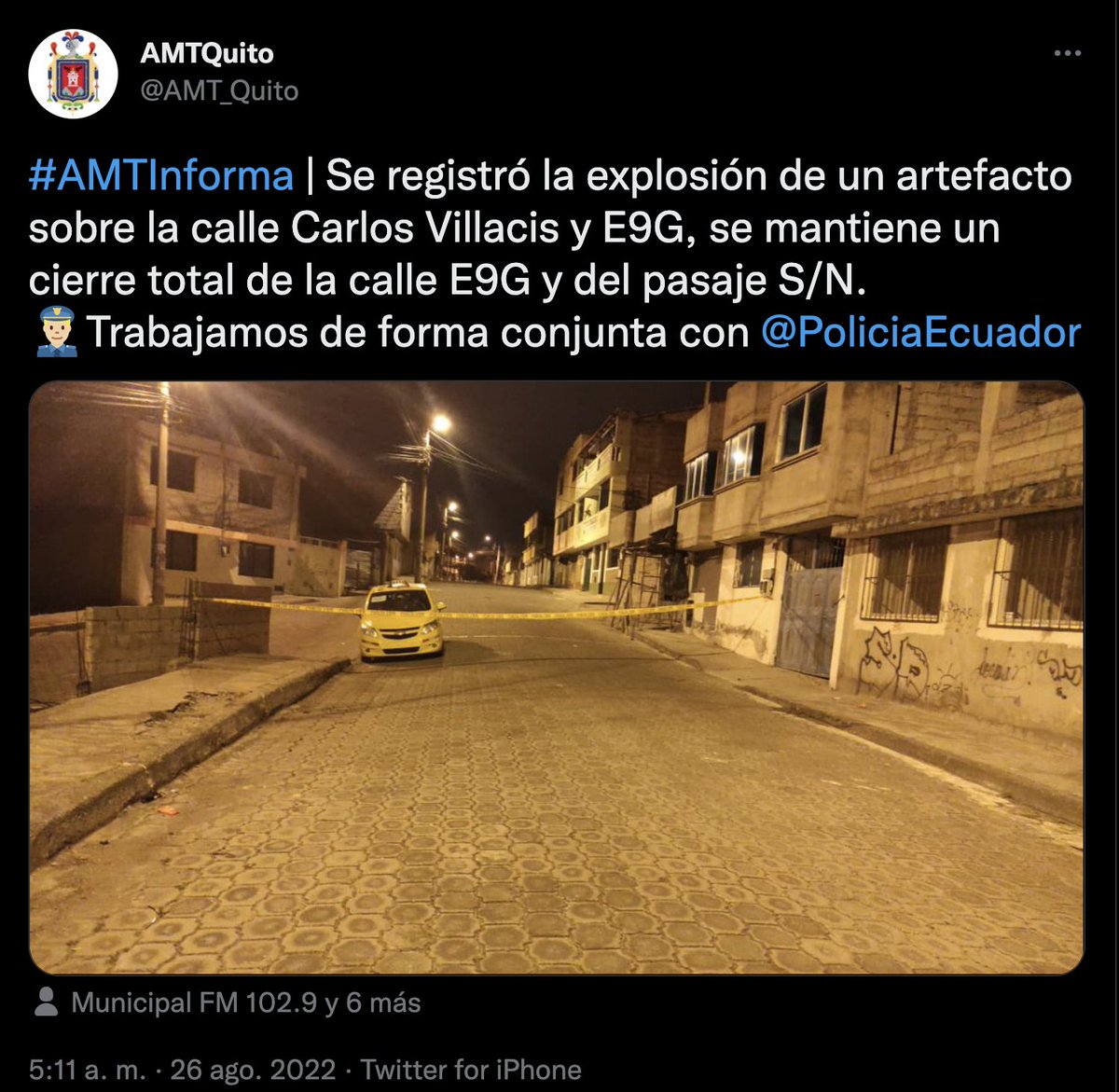 Ecuadorinmediato On Twitter ‼️ Urgente Una Nuevo Atentado Con