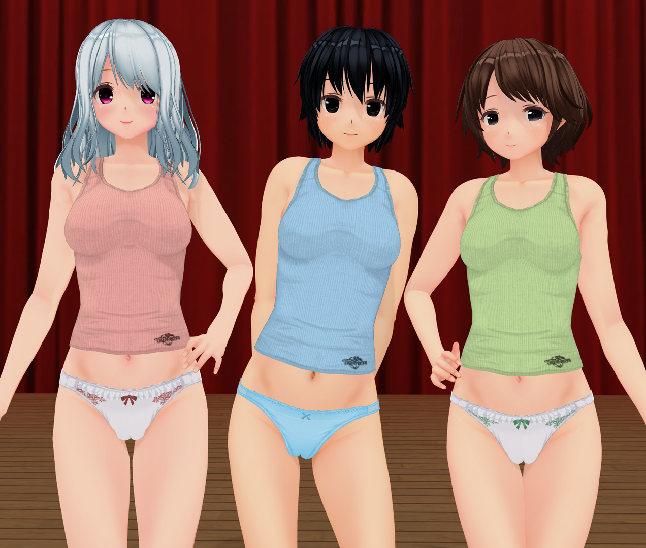 ぽんたろう on Twitter: "以前配布したパンツにもり んシェイプキーを転送した試作modelです。 とりあえず画像の3種類。 これでおまたの肉付きのよい子でもはみ出さない。 シェイプ ...