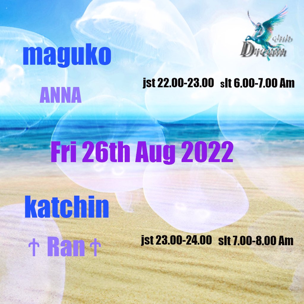 ღ spoon ღ on Twitter: "022.08.26 ♩ ♪ ♫ CLUBDREAM present August 26 ♩ ♪ ♫ ահօ: maguko ահ יֽղ: 6 ...