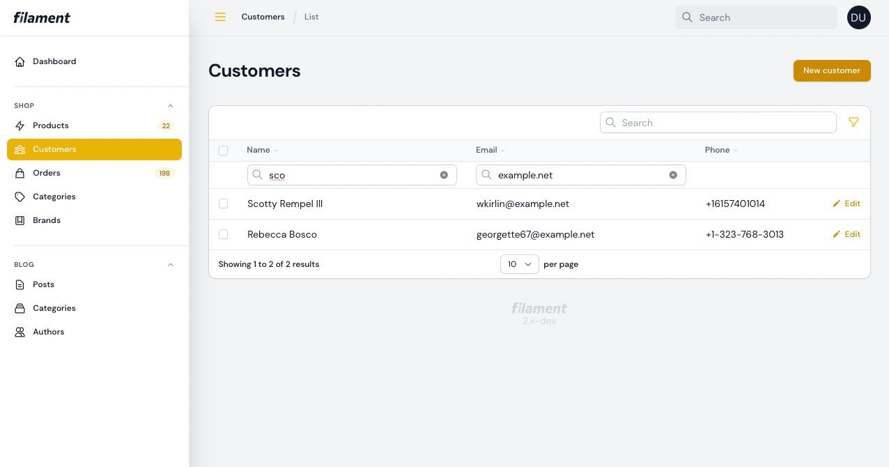 Filament 🦒 (@filamentphp) / Twitter