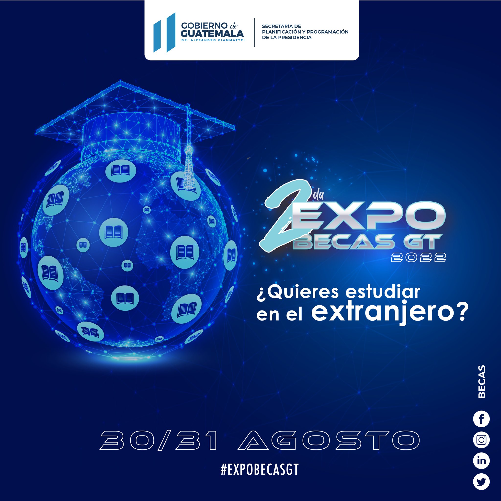 SEGEPLAN on Twitter: "¿Quieres estudiar en el extranjero? esta es tu oportunidad. Expo Becas GT ...