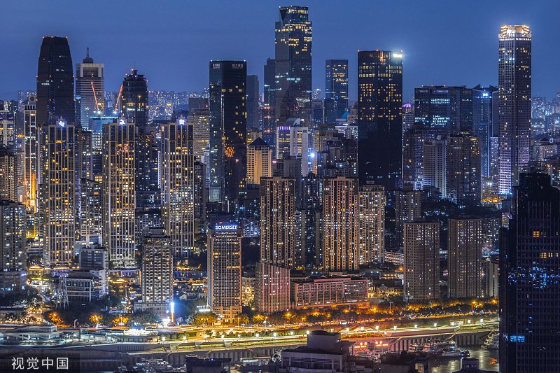 Chongqing's night scene remains mesmerizing while the city turned off ...