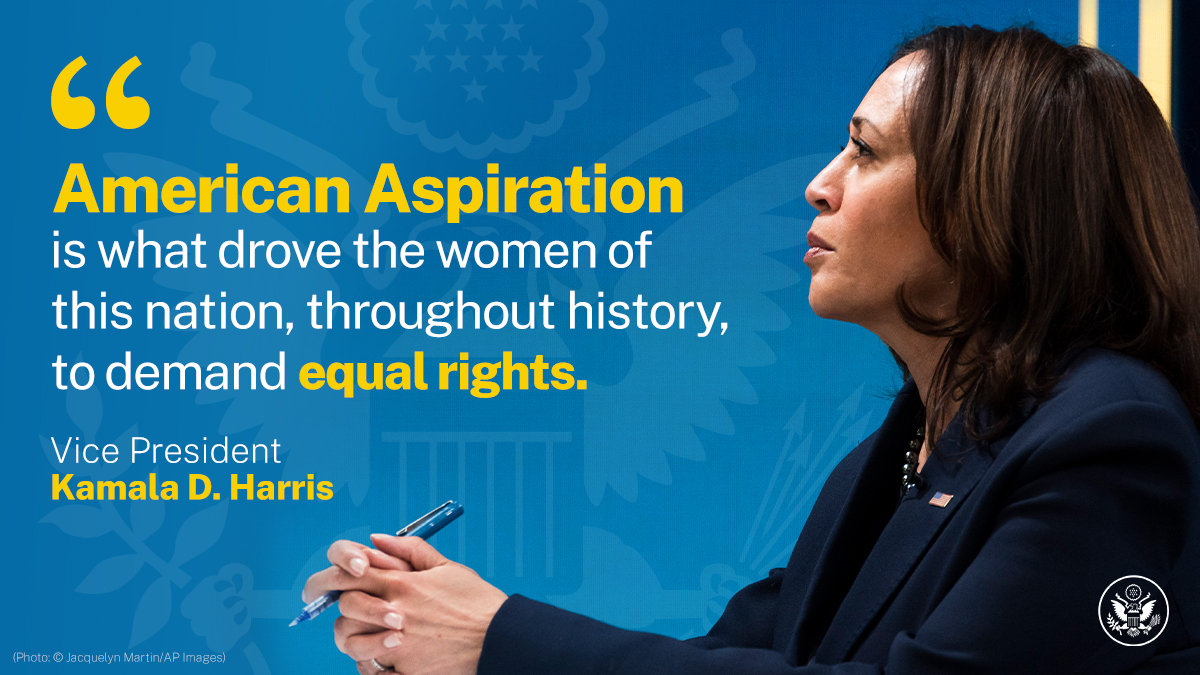 Department of State on Twitter: ".@VP Harris: American Aspiration is ...