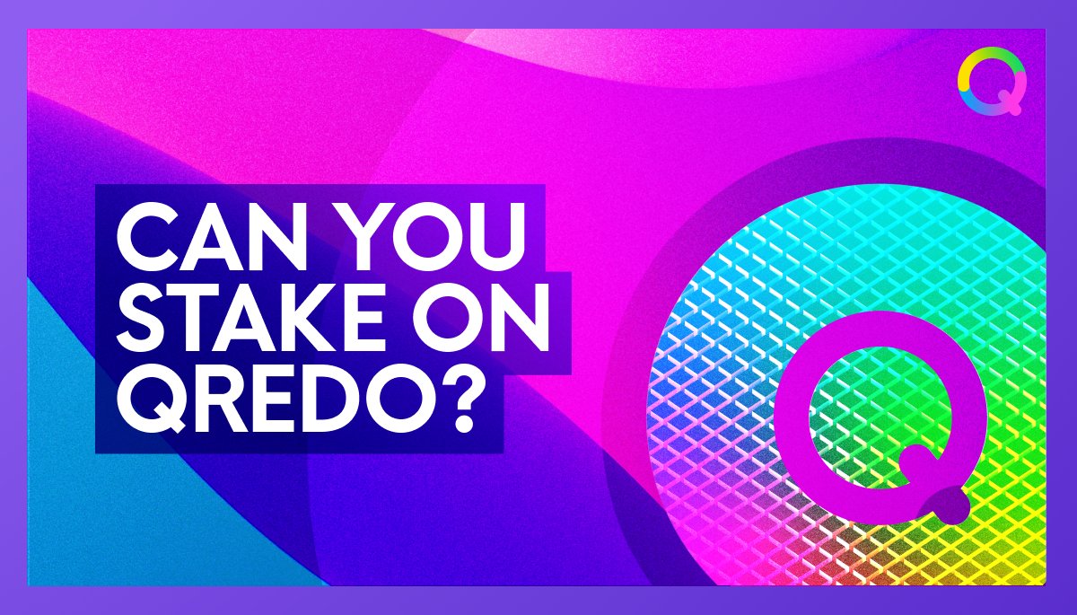 Qredo on Twitter: "Ever wondered how #staking works on Qredo? 🤔 Here is everything you need to ...