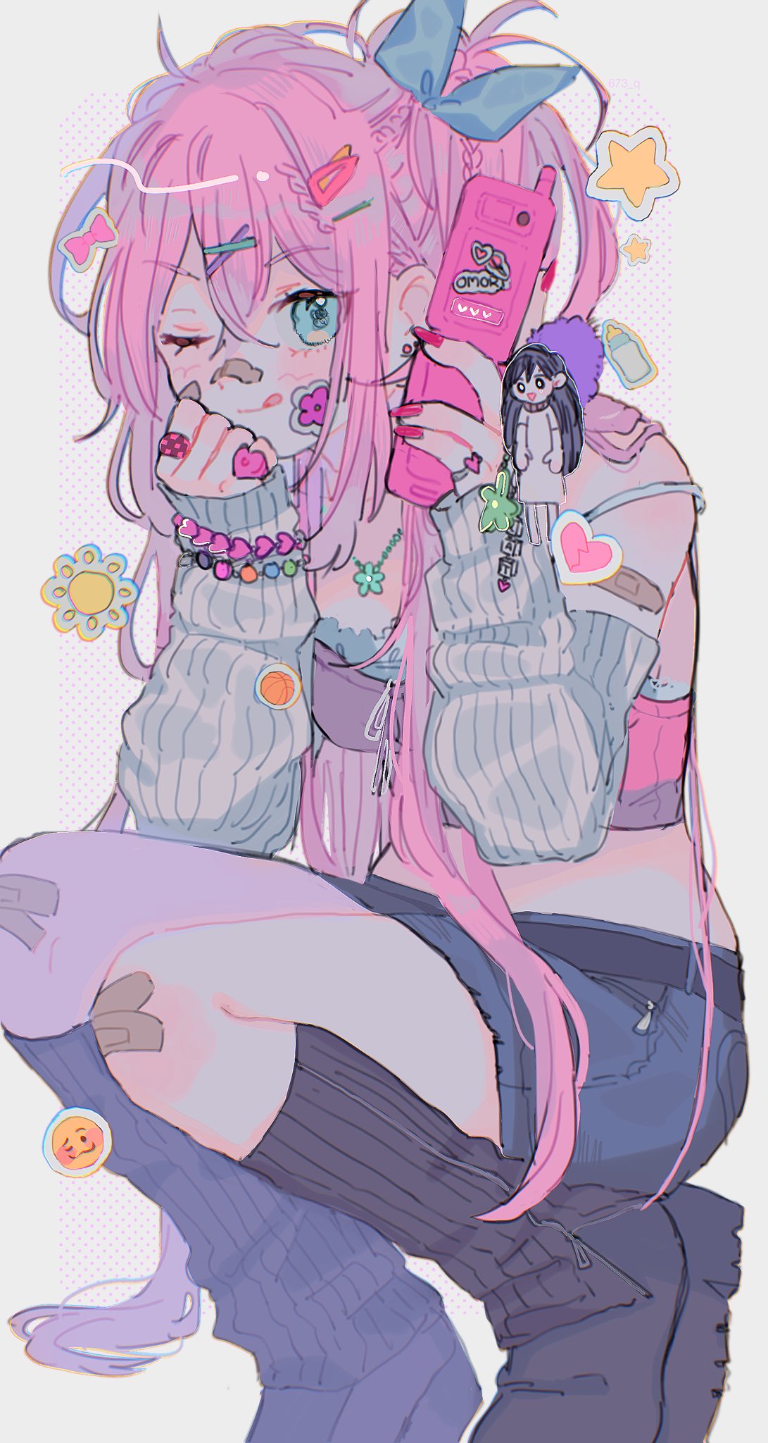 673 Busy W Commissions On Twitter ๐ Aubrey ๐ Omori Omorifanart