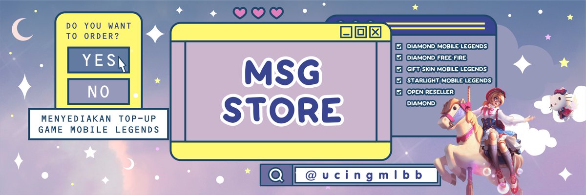 MSG STORE by @ucingmlbb / Twitter