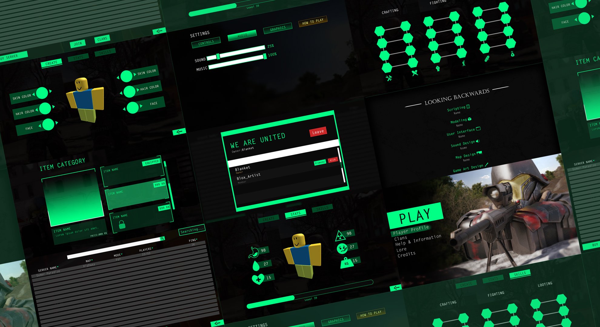 Roblox Ui Commission Simple Roleplay Ui Youtube
