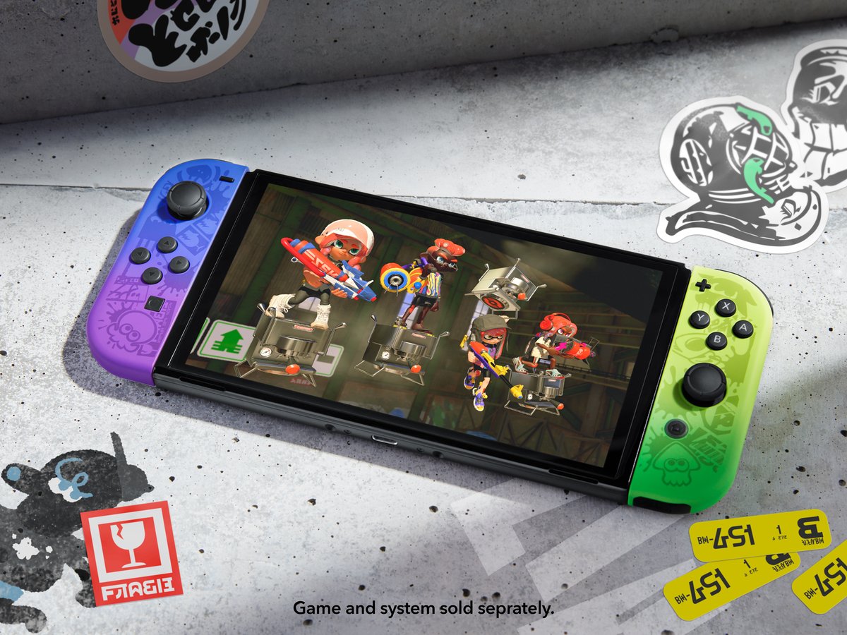 Nintendo Switch OLED Splatoon 3 Special Edition : r/SmartSwitchDeals