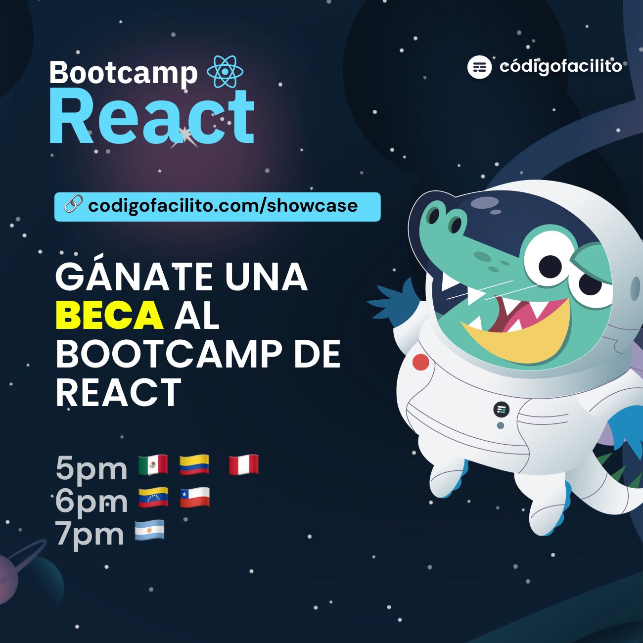 Código Facilito 🐊 on Twitter: "Acompáñanos hoy a conocer los proyectos destacados de la primera ...
