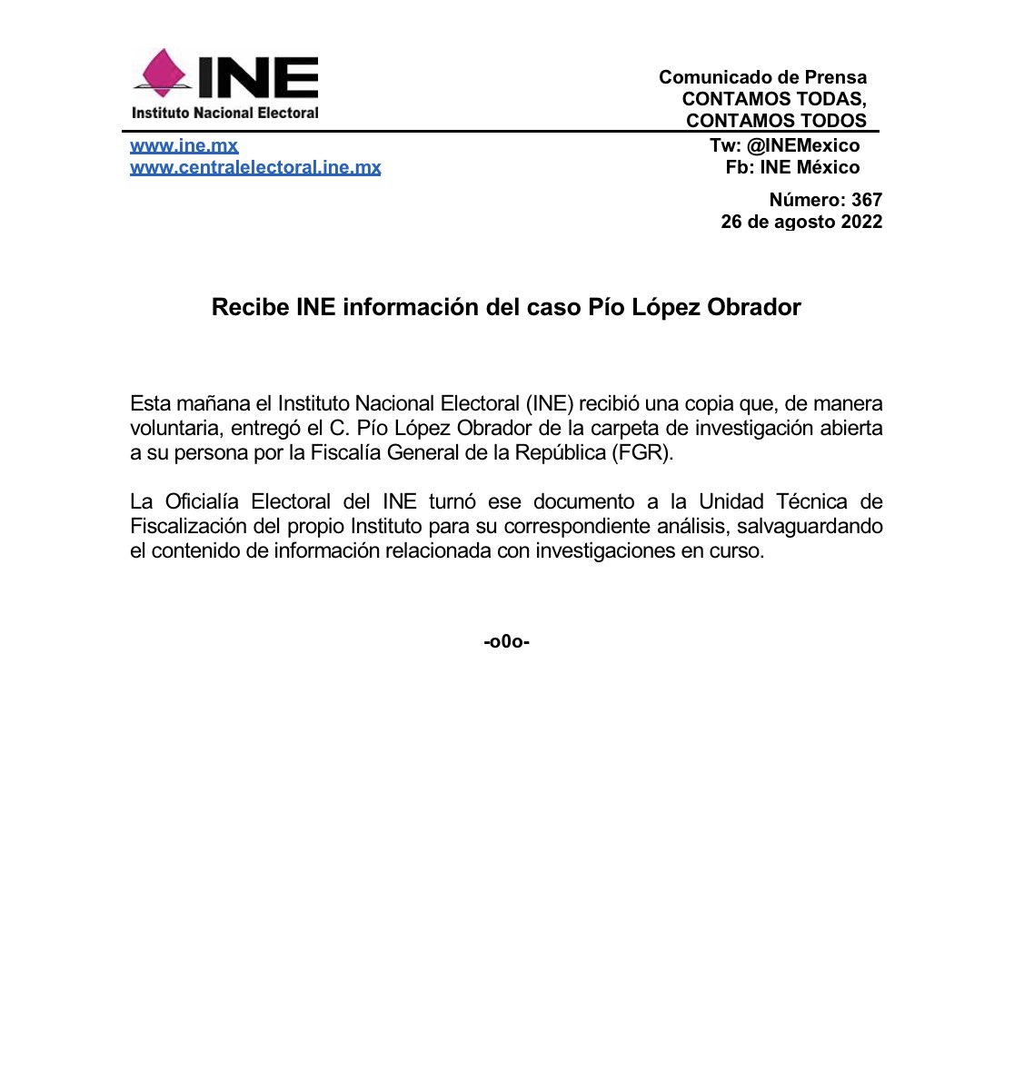 Inemexico On Twitter Boletínine 📝 Recibe Ine Información Del Caso