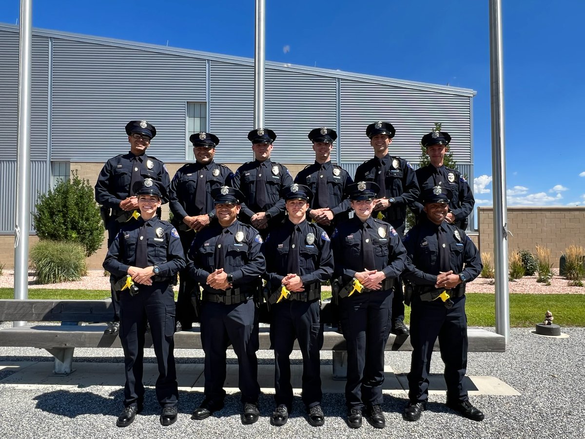 After a 26-week basic police academy, these recruits are now officers ...