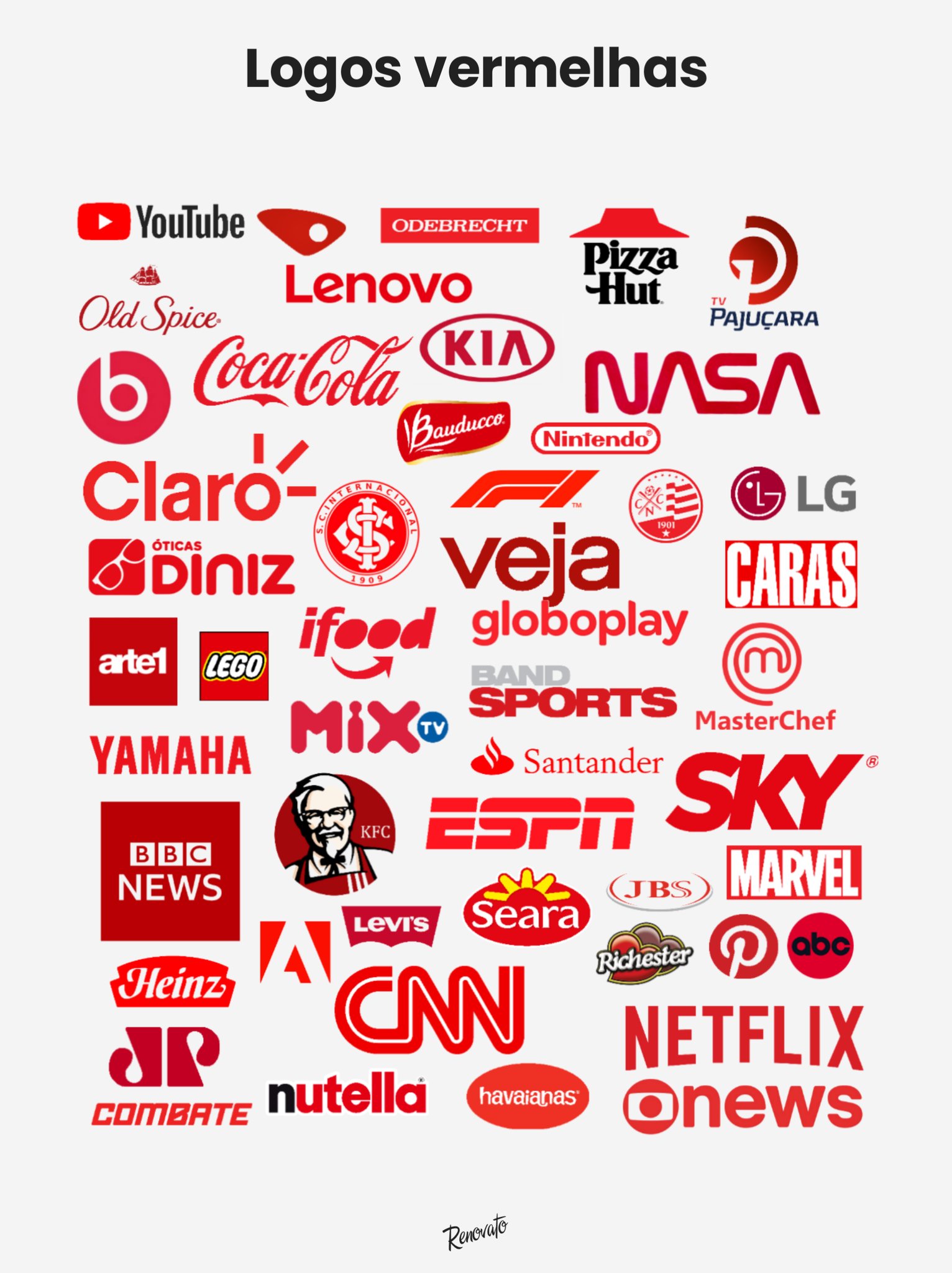 Logotipos De Roupas Vermelhas